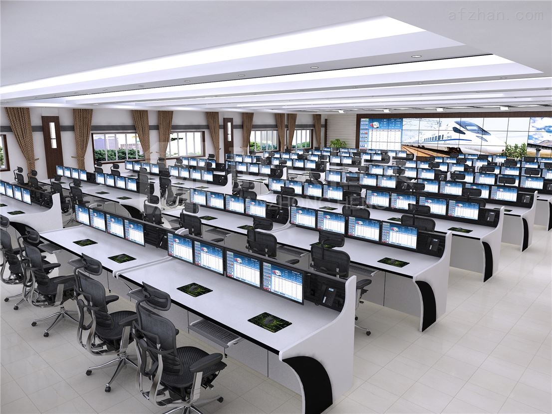 控制台 指挥台 指挥大厅调度台-智慧城市网